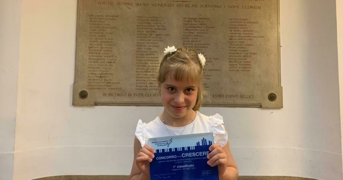 Alexandra Imbrogno, 9 anni, vince il primo premio… | Fondazione Milano